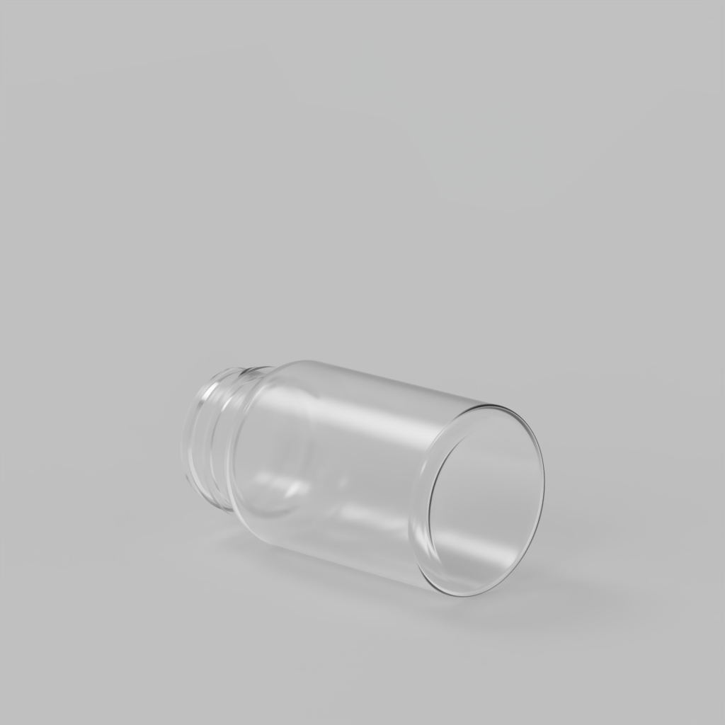 100cc Clear PET Bottle With 38mm Cap | RTCO Packaging