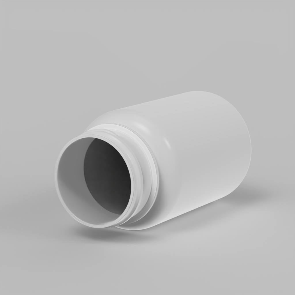 100cc White PET Bottle With 38mm Cap | RTCO Packaging