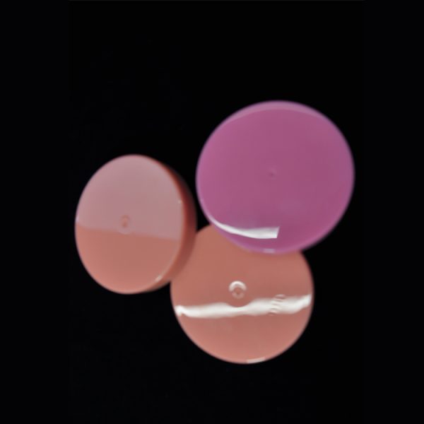 70mm Diameter Custom Color Round Plastic Screw Cap Canister Jar Lid ...