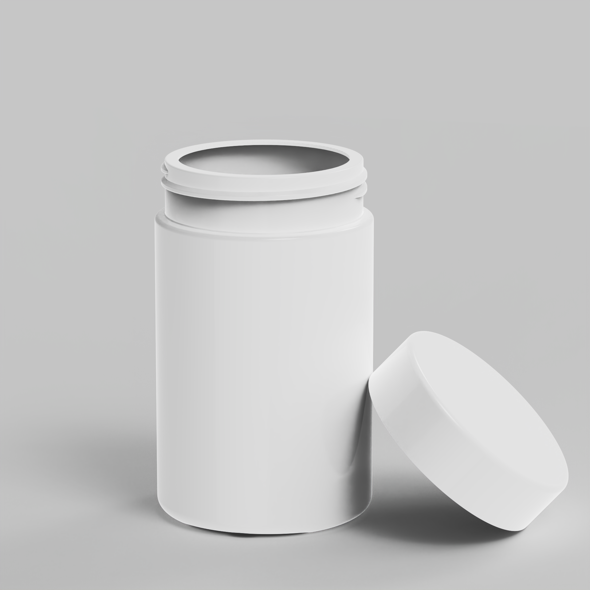 10oz White HDPE Bottle With 63mm Cap - RTCO Packaging