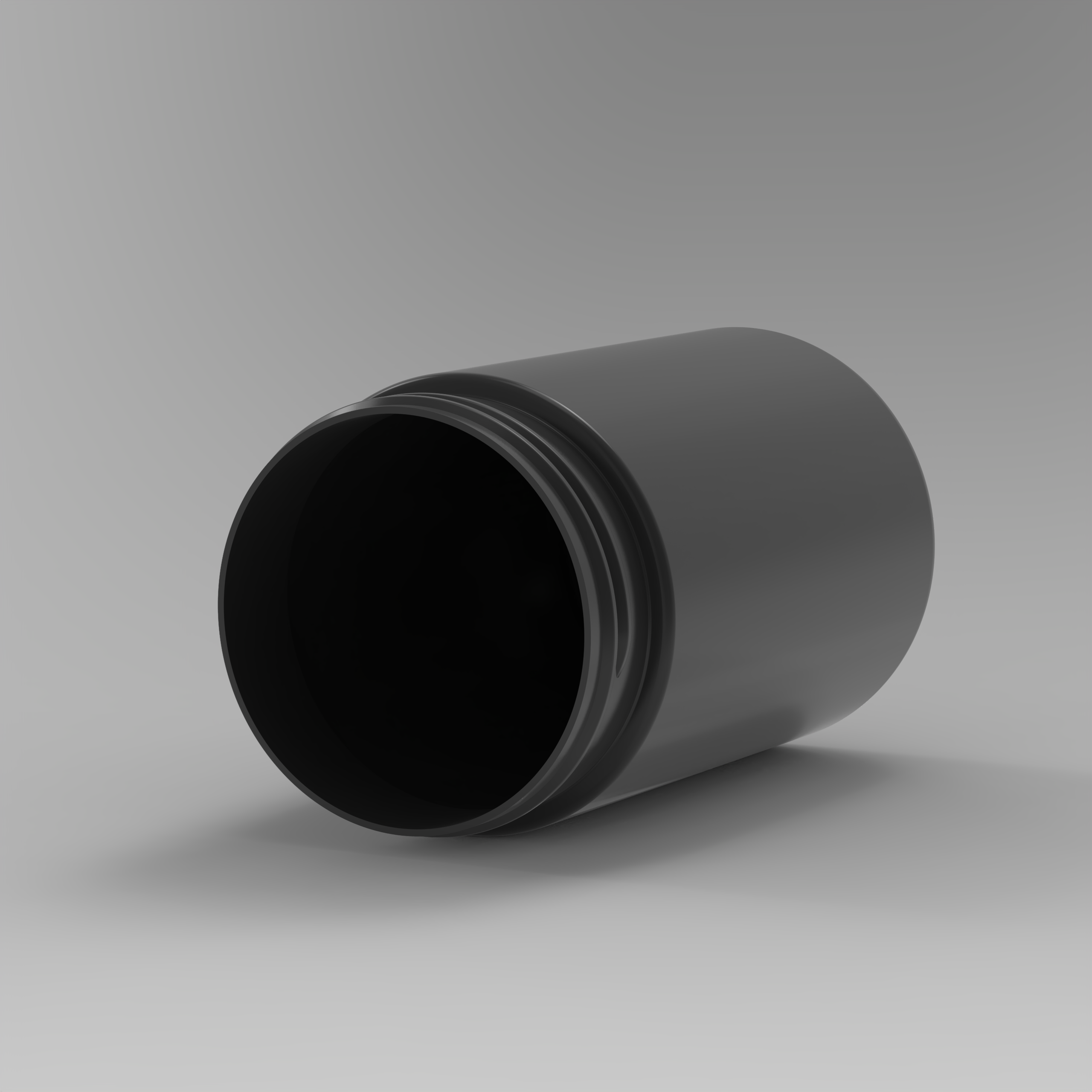 10oz Black HDPE Bottle With 63mm Cap | RTCO Packaging