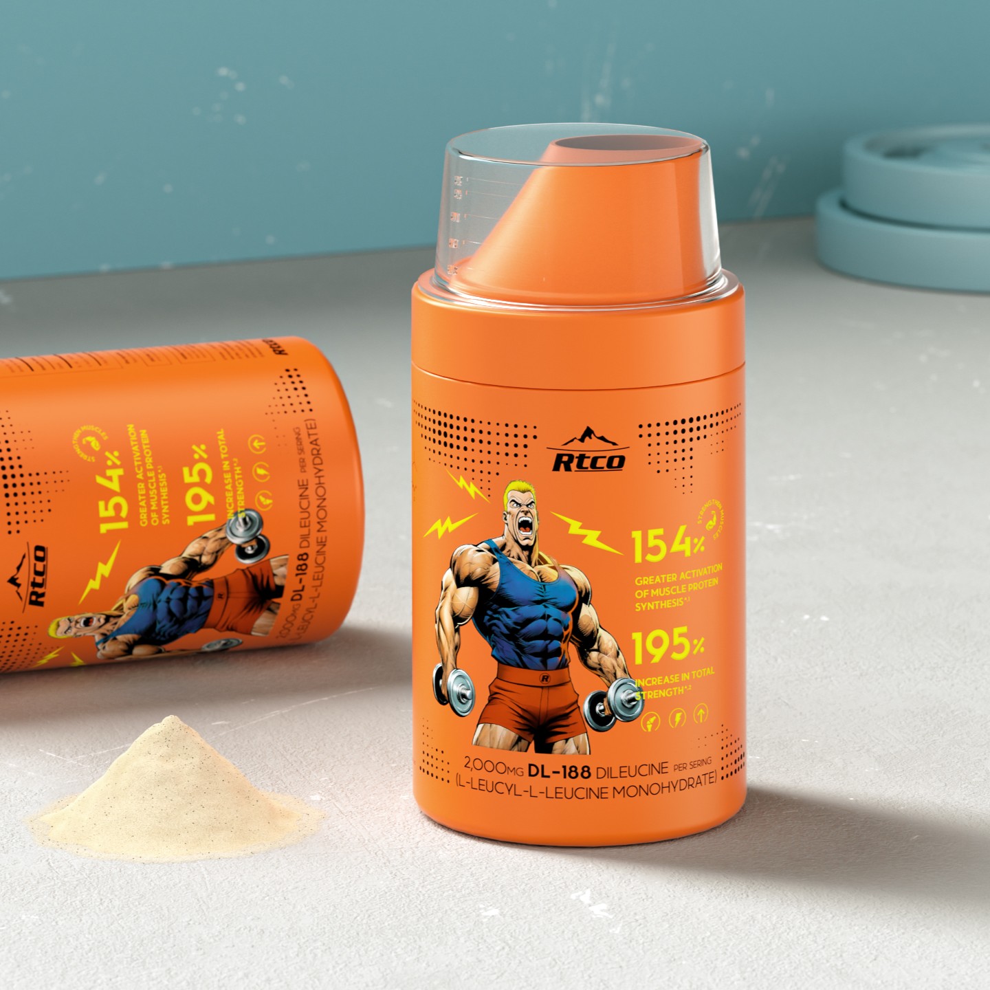 Measured Powder Dispensing Bottle - RTCO Packaging